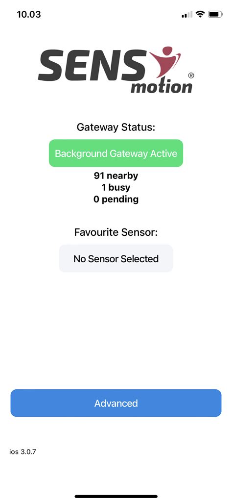 Turn The Sensor Off SENS Innovation ApS