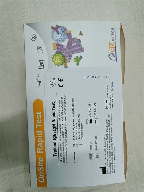 Typhi Dot Ctk At Rs 30 Piece In New Delhi Id 27026011088