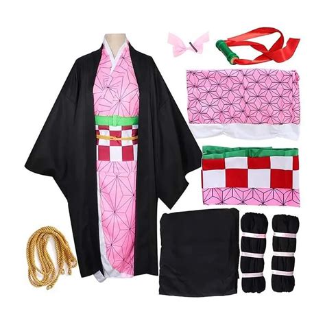 Tanjirou Zenitsu Giyuu Cosplay Costume Anime Cosplay Kimono Outfit Aokg
