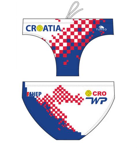 Turbo Croatia 2015 Official Team 730041 0307 Mens Suit Water Pol