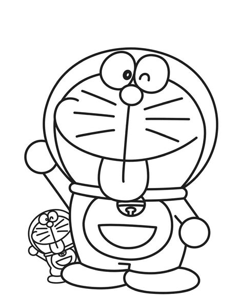 Tranh Tô Màu Doremon Cho Bé