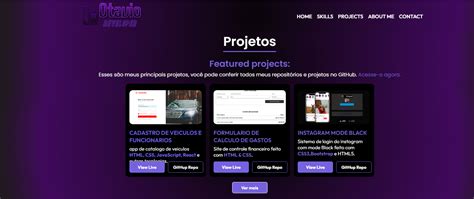 Github Otavio Projetoportf Lio Meu Ultimo Portf Lio Atualizado