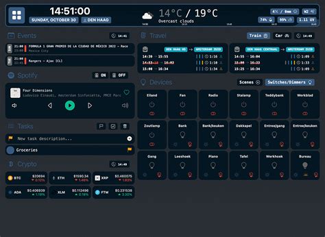 Github Jwbambachtsmart Dash Smart Home Dashboard With Server Side
