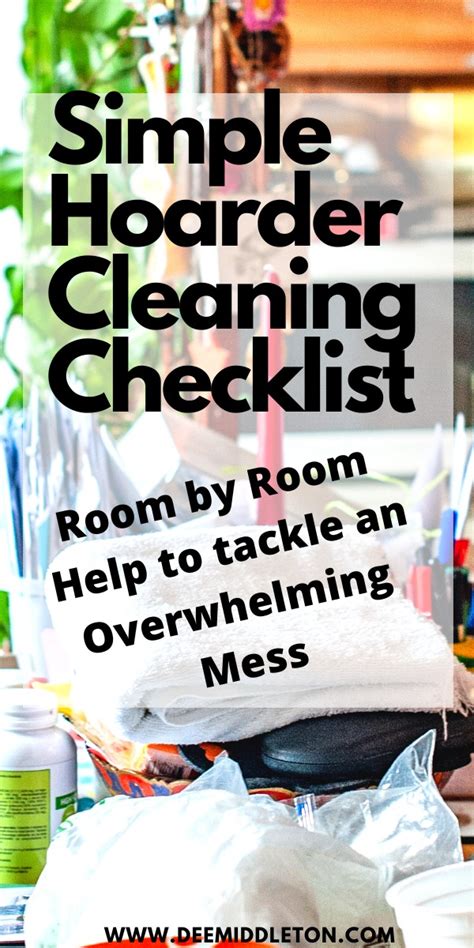 Simple Hoarder Cleaning Checklist How To Tackle Hoarding One Step At A