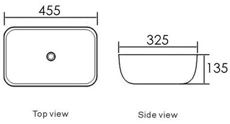 Artis O96 Oval Basin Ultra Slim 455 X 325 X 135mm Matte Black