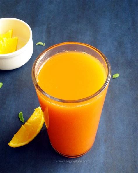 Carrot Orange Juice Indian Recipes Blogexplore