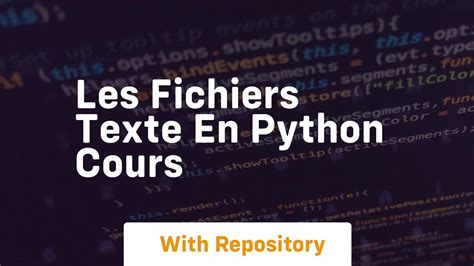 Les Fichiers Texte En Python Cours Youtube