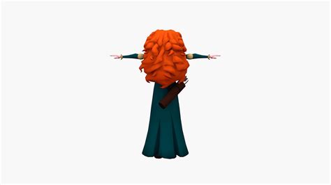 3d Princess Merida Model Turbosquid 1849379