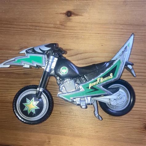 Power Rangers Ninja Storm Green Ranger Tsunami Cycle Motorcycle 2002 Bandai £600 Picclick Uk