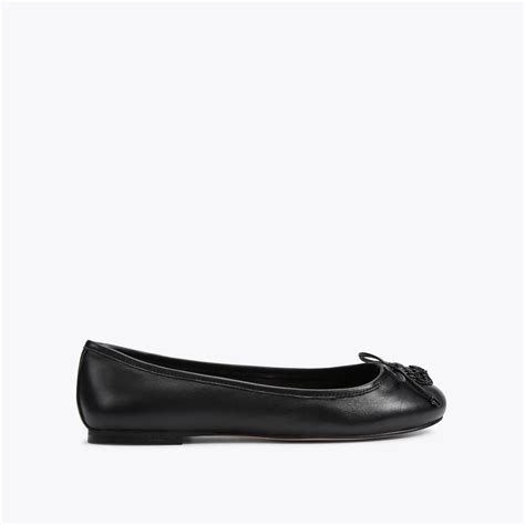 Eagle Ballerina Black Slip On Soft Flat Shoes By Kurt Geiger London