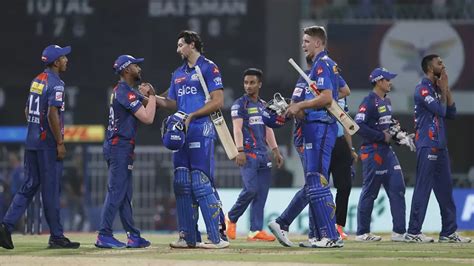 Ipl 2023 Lsg Vs Mi Marcus Stoinis Mohsin Khan Upset Mi To Elevate