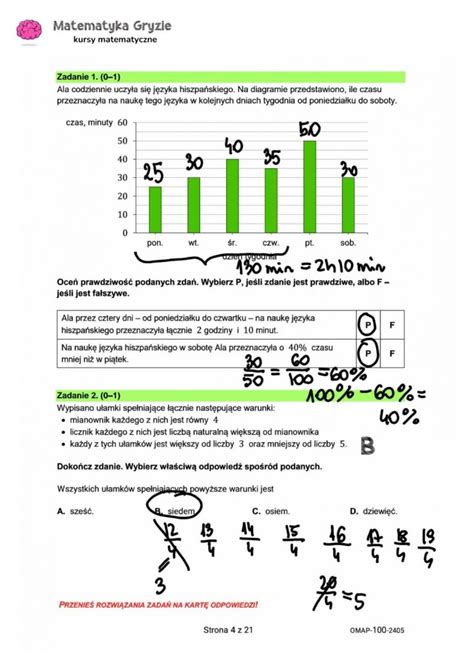Egzamin ósmoklasisty matematyka 2024 odpowiedzi Tu znajdziesz arkusz