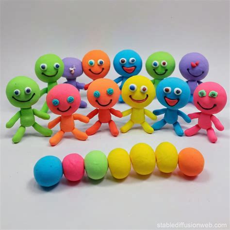 Hydrogen Atom Characters Prompts Stable Diffusion Online