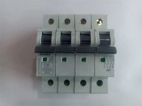 Ac Mcb 32 Amp 4 Pole Sigma At Rs 200 Piece Mcb Switch In Ludhiana Id 2849075891791