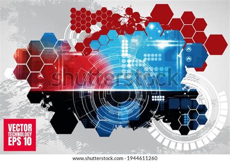 Big Data Connection Complex Data Visual Stock Vector Royalty Free