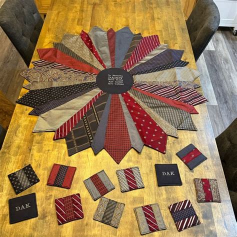 Memorial Tie Table Runner Or Centerpiece Etsy