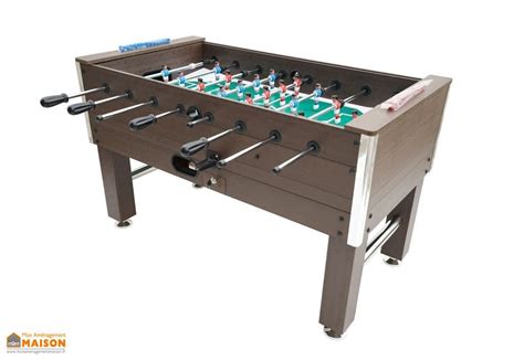 Baby Foot Premium Semi Professionnel avec Monnayeur et Vitre pour Intérieur et Extérieur Baby