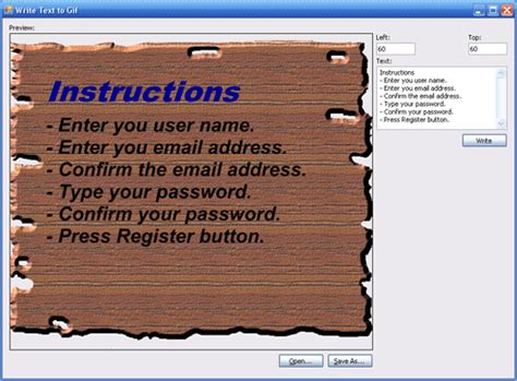 Write Text To Transparent CodeProject