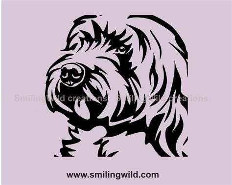 Sitting Cockapoo Svg Clip Art Vector Application Smiling Wild Svg Clip Art