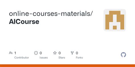 Github Online Courses Materialsaicourse