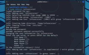 How To Add A New User In Kali Linux GUI Command Line InfosecScout