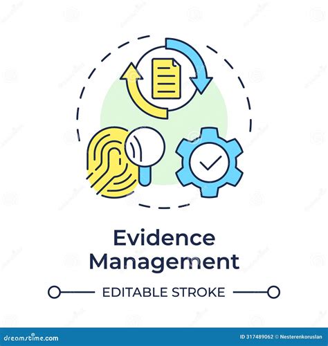 Ip Management Multi Color Concept Icon Vector Illustration 311861290