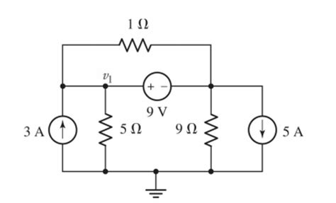Solved For The Following Circuits Solve Using Both Mesh And Chegg
