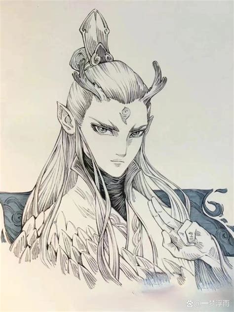 哪吒敖丙简笔画合体（精选20张）简笔画图片大全