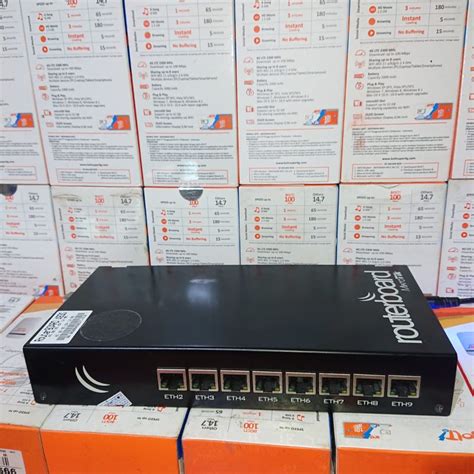 Jual MIKROTIK ROUTER BOARD 493G Gigabite BB 0 0 Port Lan Aman Semua Unit Adaptor Shopee
