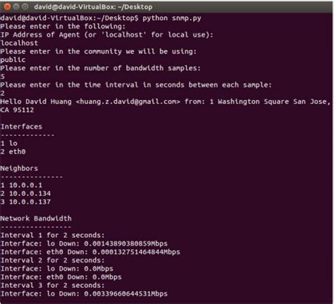 Github Davidhuangiosnmp Programming Project Python Based Snmp