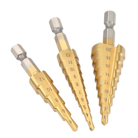 Buy Multifunctional Hss Step Drill Bits Titanium