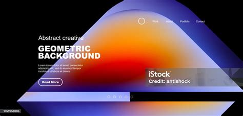 기하학적 랜딩 페이지 배경 유동적 인 색상과 간단한 모양 추상적 인 구성 배경 화면 배너 배경 전단지 카탈로그 표지 전단지에 대한 벡터 일러스트 레이 션 0명에 대한 스톡