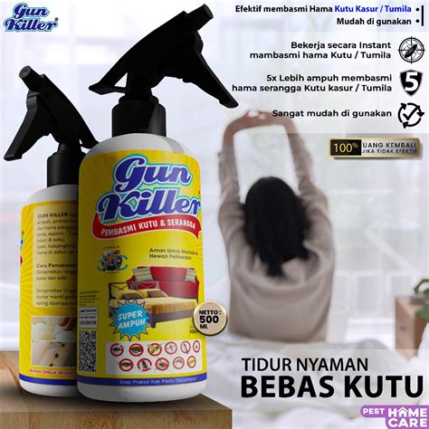 Jual Pembasmi Kutu Kasur Dan Sofa Kutu Busuk Tumbila Kutu Anjing GUN KILLER 500ml Shopee