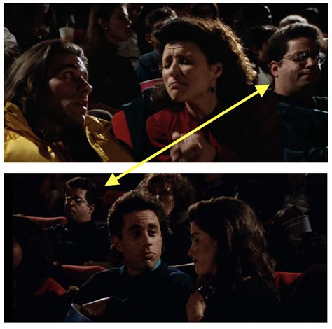 In The Stall Elaine And Jerry Cant Find Each Other Despite Jerry