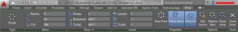 Autocad Associative Array When You Need To Modify Array Later Cadnotes