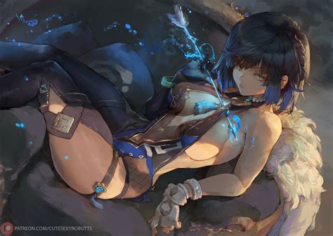 Yelan Genshin Impact By Cutesexyrobutts Hentai Foundry