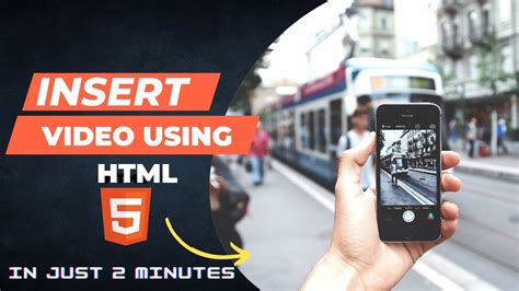 How To Add Video🎥 In Html Insert Video Into A Website Using Html5 In