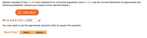 Solved Random Samples Of Size N Were Selected From A Chegg