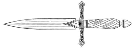 How To Draw A Dagger Step By Step Drawing Guide By Da