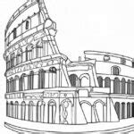 20 Desenhos De Coliseu Para Imprimir E Colorir Pintar