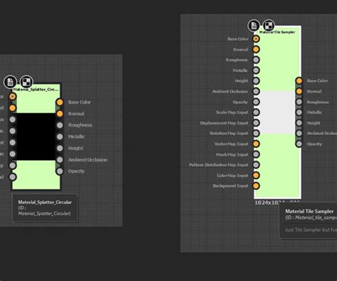 Artstation Material Tile Sampler And Material Splatter Circular Substance Designer Resources