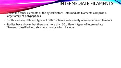 Cytoskeleton Structure Ppt