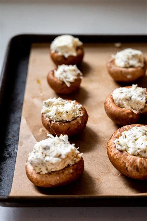 Cream Cheese Stuffed Mushrooms Tasting With Tina