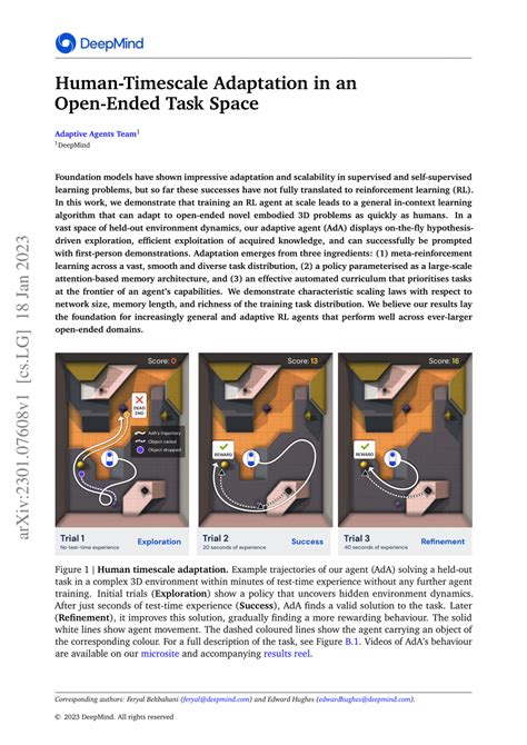Pdf Human Timescale Adaptation In An Open Ended Task Space