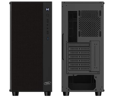 Передняя панель корпуса DeepCool Matrexx 55 Mesh 4F почти полностью ...