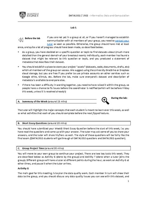 Data1002 Lab5 Tutorial Work For Week 5 Data1002 1902