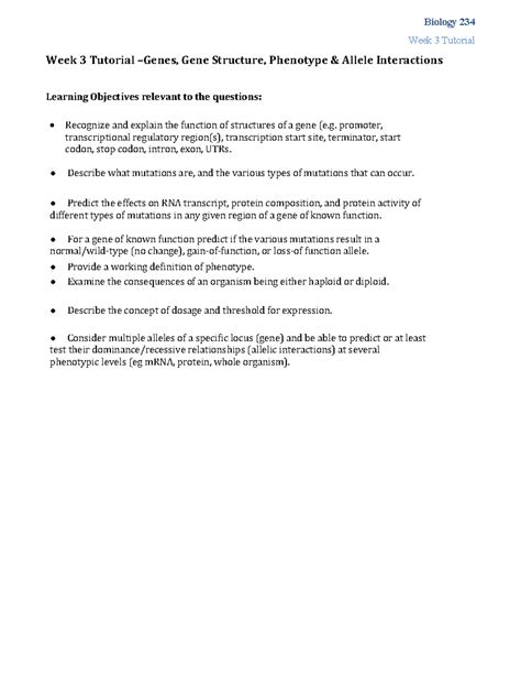 234 2023w1 Week 3 Tutorial Problem Set 2023 Week 3 Tutorial Week 3