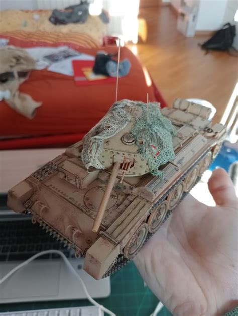 Wip Of An Italeri Crusader Mkiii It Will Go Into A North Africa