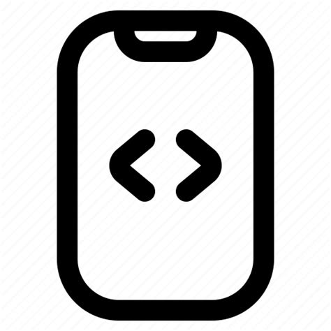 code phone coding programming development icon download on iconfinder