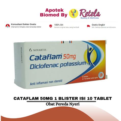 Jual Cataflam MG Blister Isi Tablet Shopee Indonesia